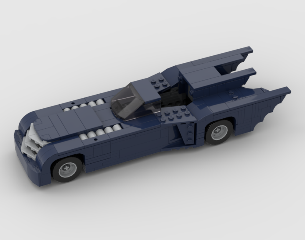 LEGO MOC 76274 BTAS batmobile sliding canopy mod by batmobuilder ...