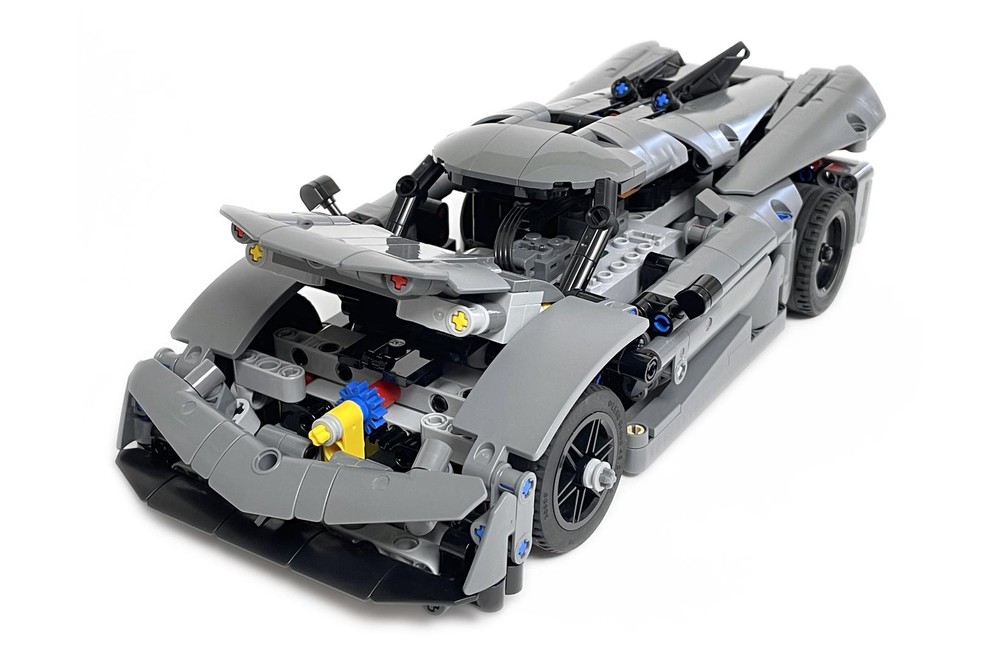 LEGO MOC 42173 Koenigsegg Jesko Absolut RC MOD for Buggy Motors by ...