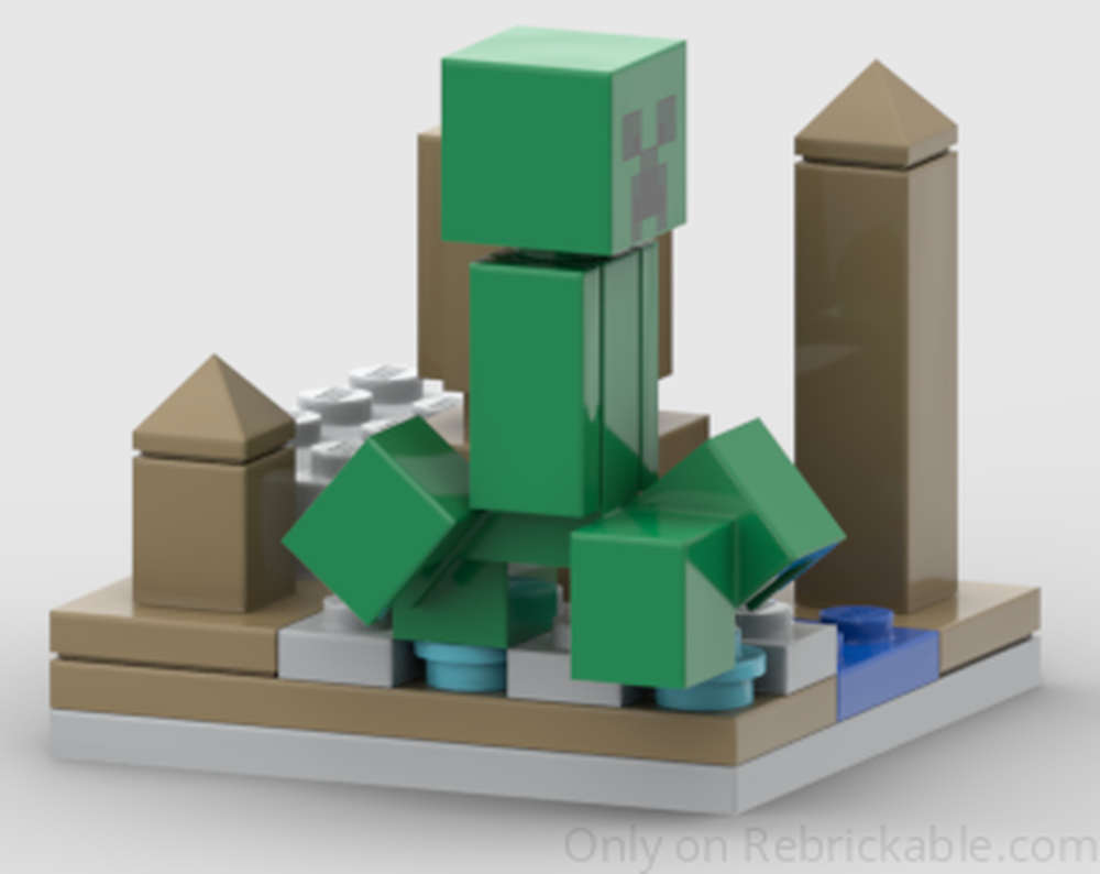 LEGO MOC-200741 Wandering Creeper by terraria33 | Rebrickable - Build ...