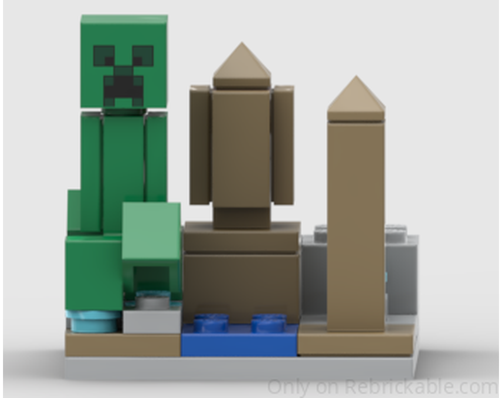 Lego Moc Wandering Creeper By Terraria33 Rebrickable Build With Lego