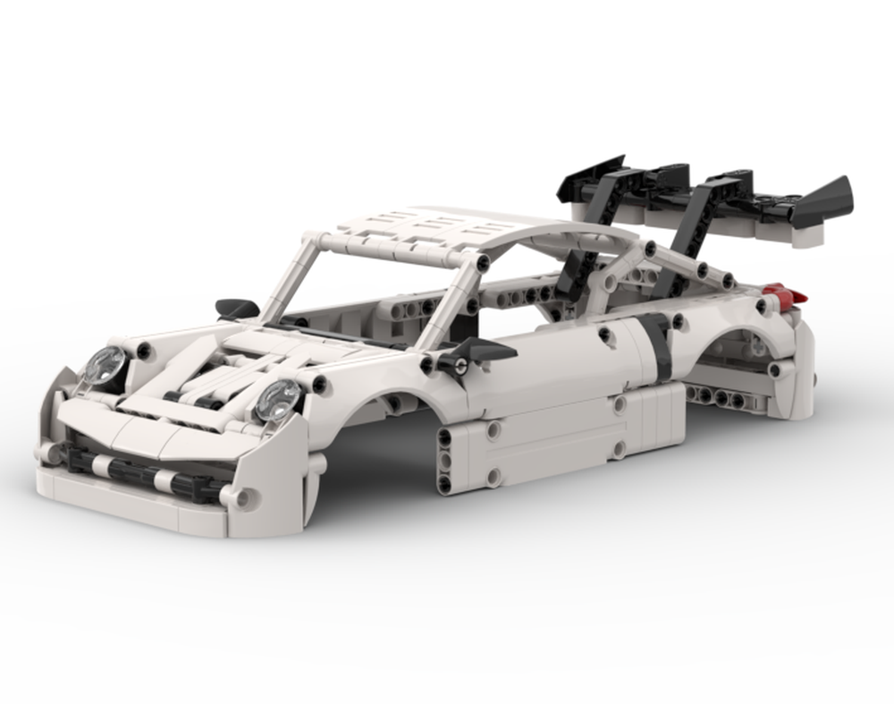 LEGO MOC Porsche 911 white by lego_xtremcar | Rebrickable - Build with LEGO