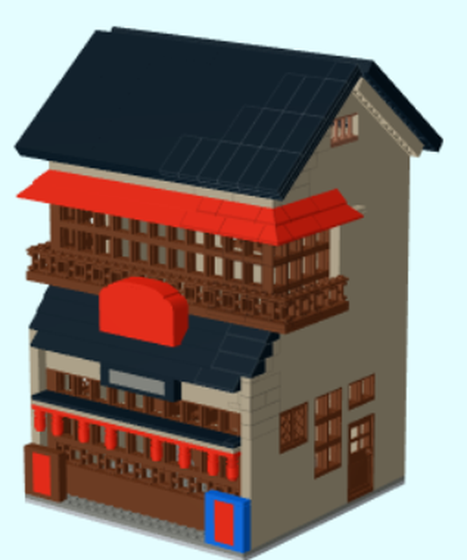 LEGO MOC Raw fish Restaurant by Picture_In_Mind | Rebrickable - Build ...