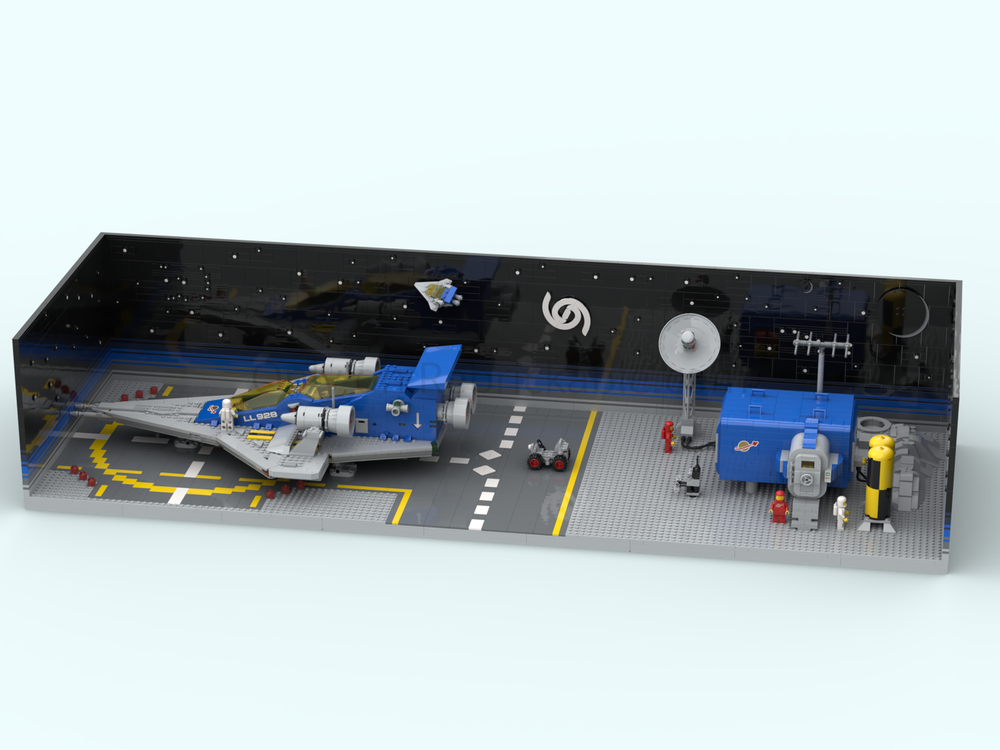 LEGO MOC 10497 Classic Space Diorama by Brickmethis | Rebrickable ...