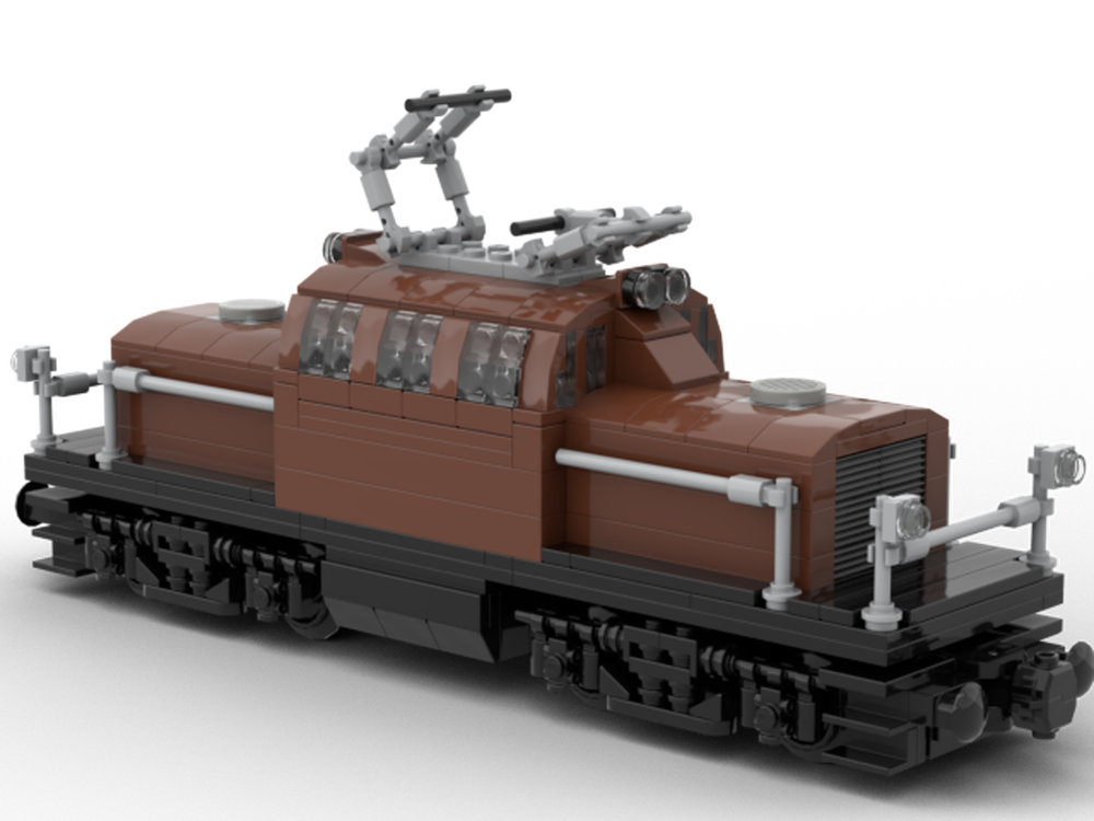 LEGO MOC Brown freight train by aaron021 | Rebrickable - Build with LEGO