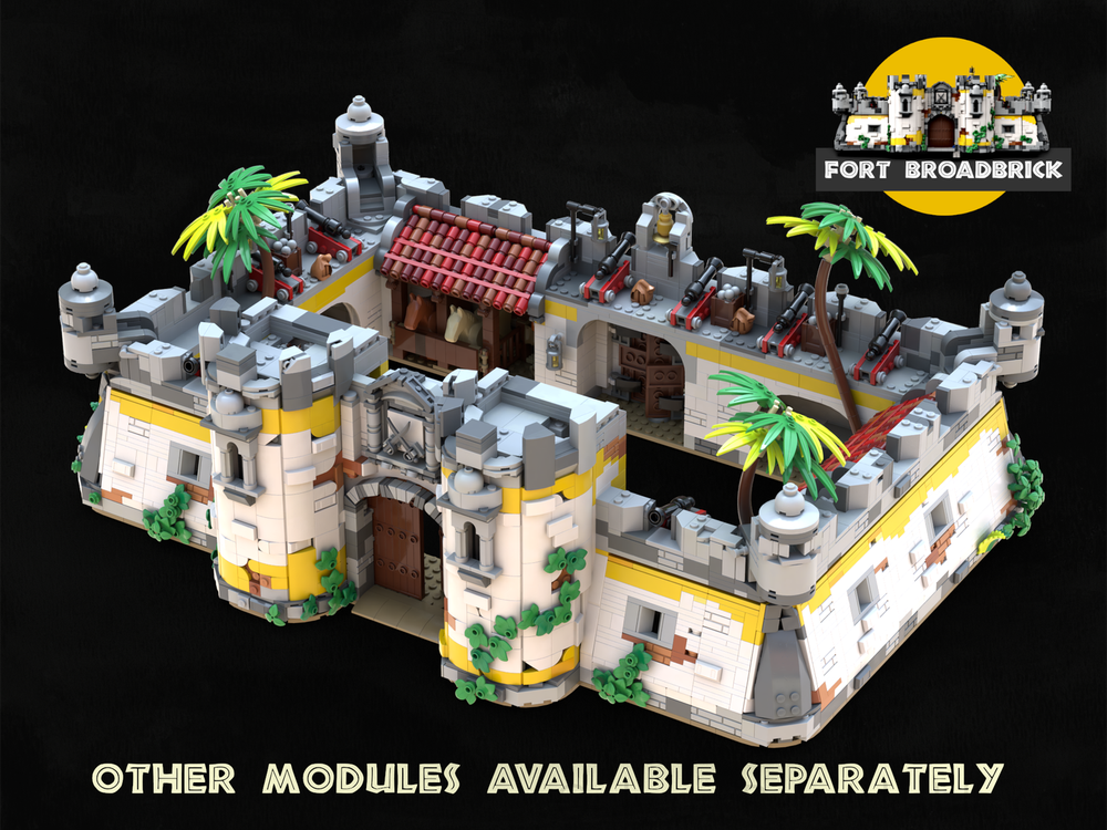 Lego Moc Gatehouse Fort Broadbrick By Vanestream Rebrickable