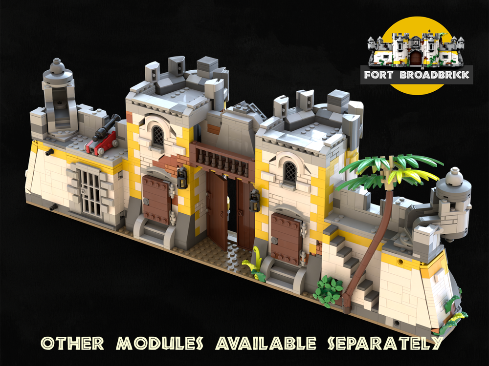 Lego Moc Gatehouse Fort Broadbrick By Vanestream Rebrickable