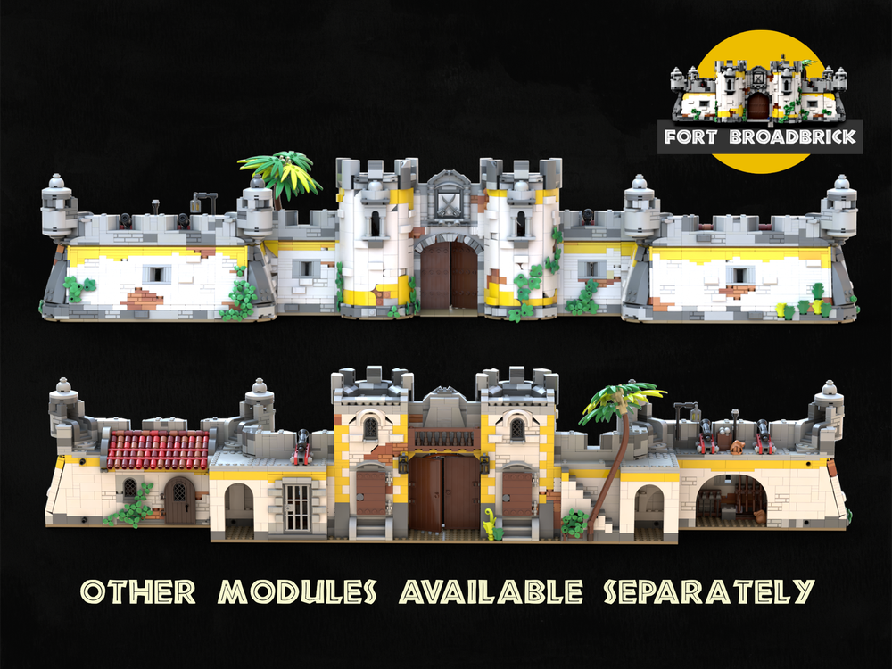 Lego Moc Gatehouse Fort Broadbrick By Vanestream Rebrickable
