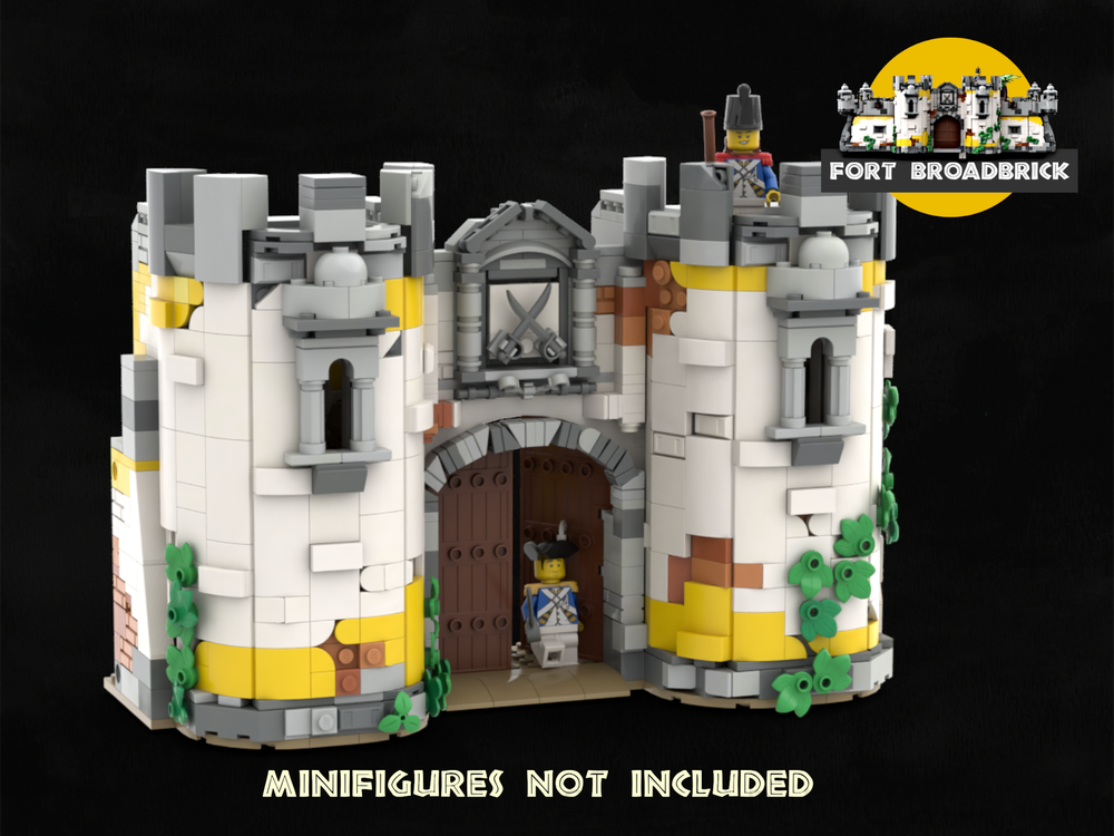 Lego Moc Gatehouse Fort Broadbrick By Vanestream Rebrickable