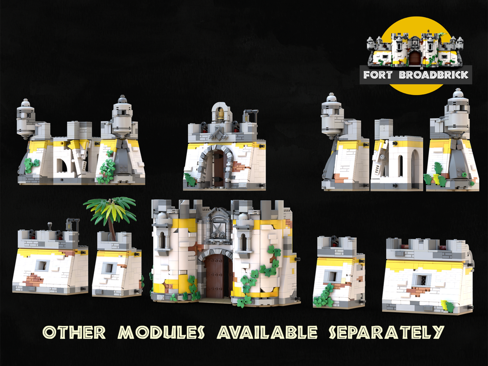 Lego Moc Gatehouse Fort Broadbrick By Vanestream Rebrickable