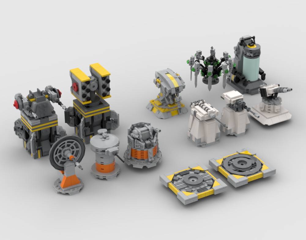 LEGO MOC Empire at war building Pads+ Turrets by McMOC | Rebrickable ...