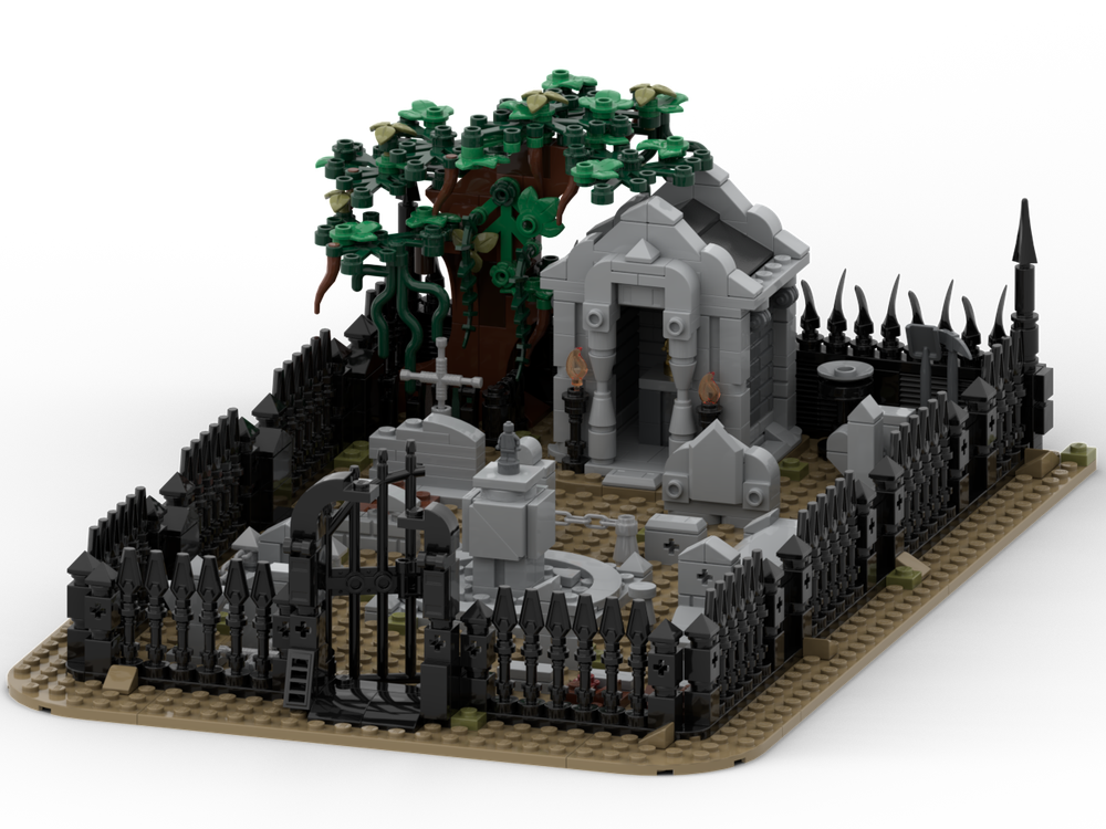 LEGO MOC Graveyard by Huebre | Rebrickable - Build with LEGO