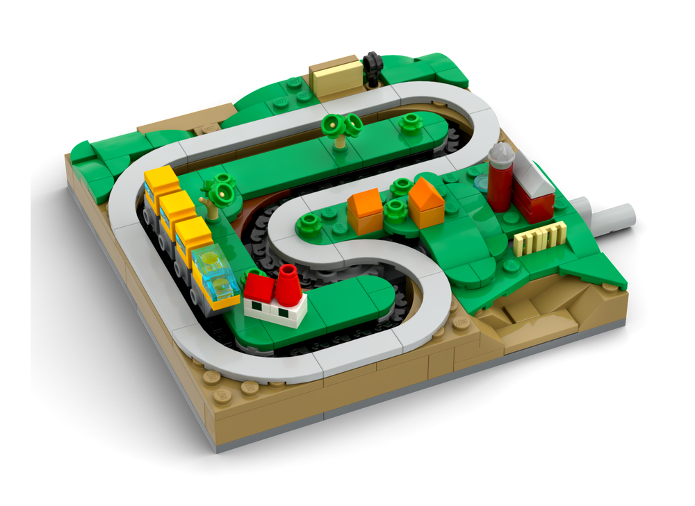 Lego Moc Working Mini Train System By Legoparadise Rebrickable