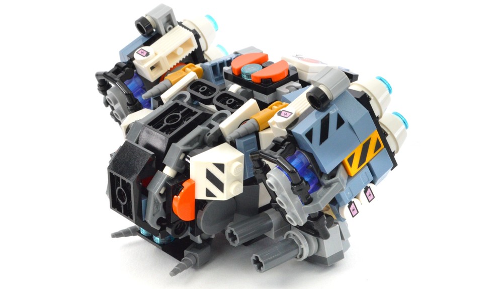 Lego Moc Space Construction Shuttle By Dorianbricktron Rebrickable