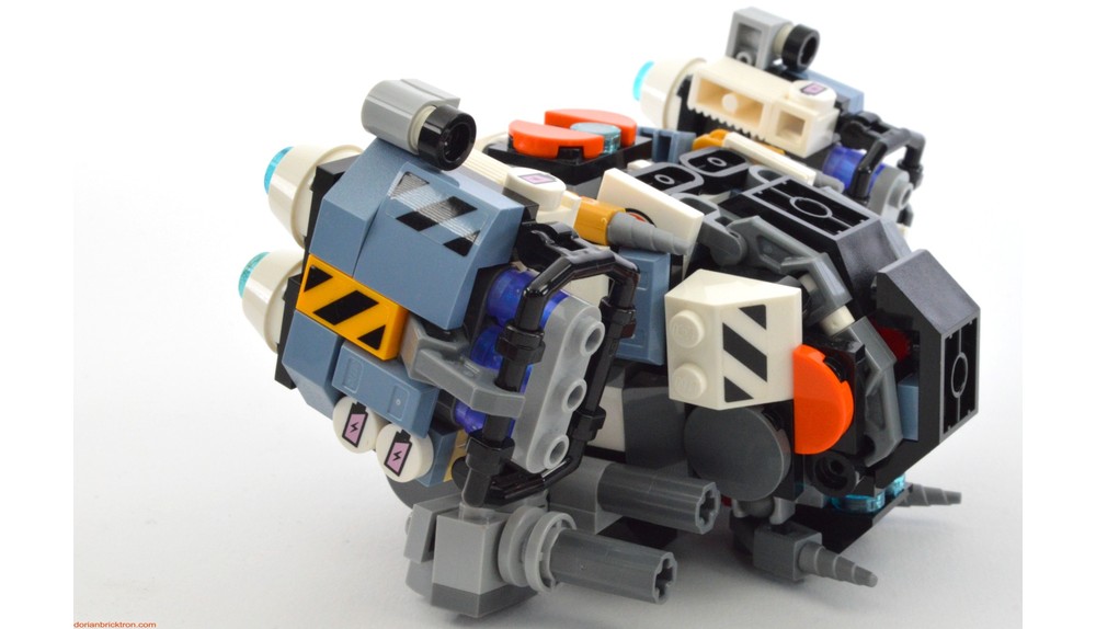Lego Moc Space Construction Shuttle By Dorianbricktron Rebrickable