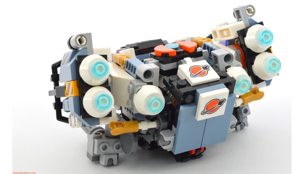 Lego Moc Space Construction Shuttle By Dorianbricktron Rebrickable