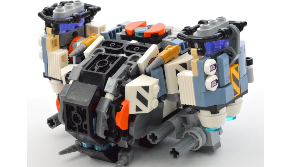 Lego Moc Space Construction Shuttle By Dorianbricktron Rebrickable