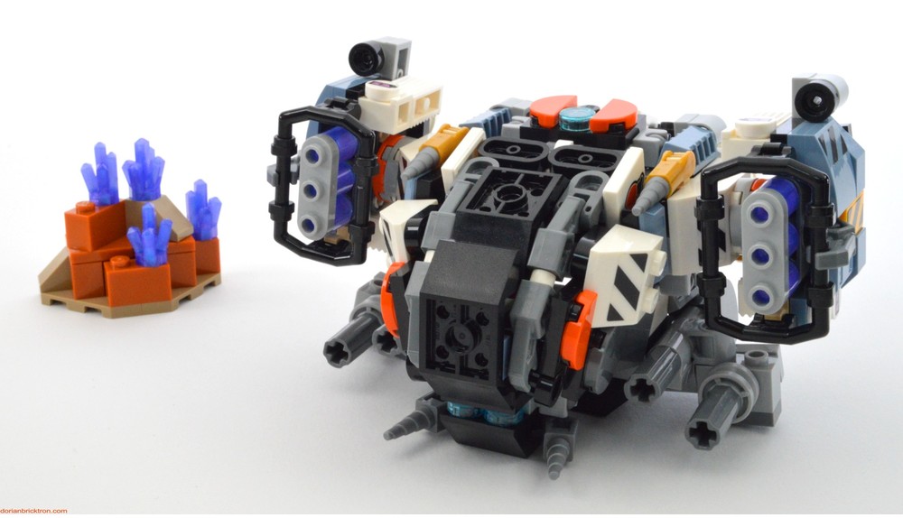 Lego Moc Space Construction Shuttle By Dorianbricktron Rebrickable