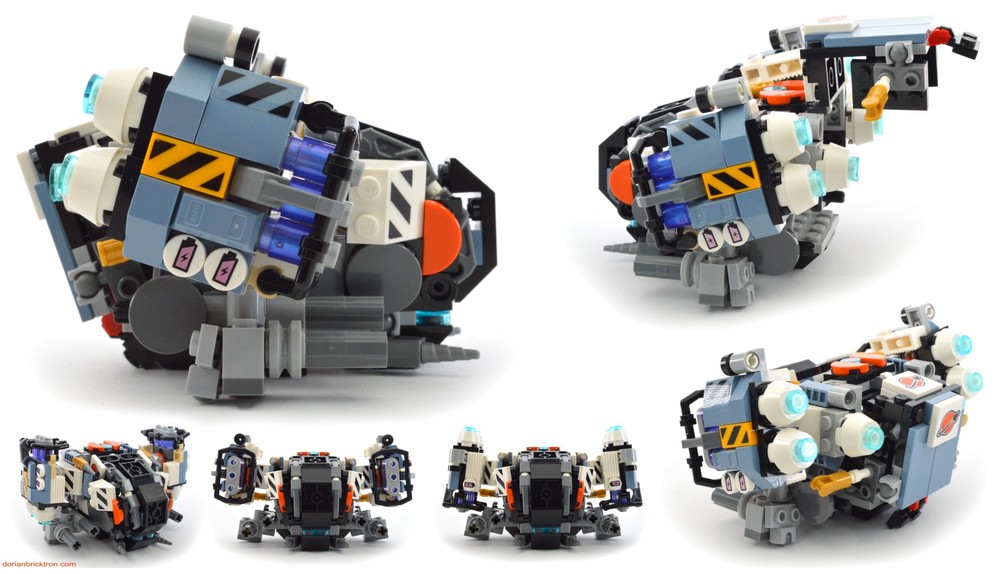 Lego Moc Space Construction Shuttle By Dorianbricktron Rebrickable