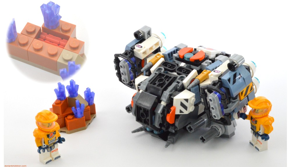 Lego Moc Space Construction Shuttle By Dorianbricktron Rebrickable