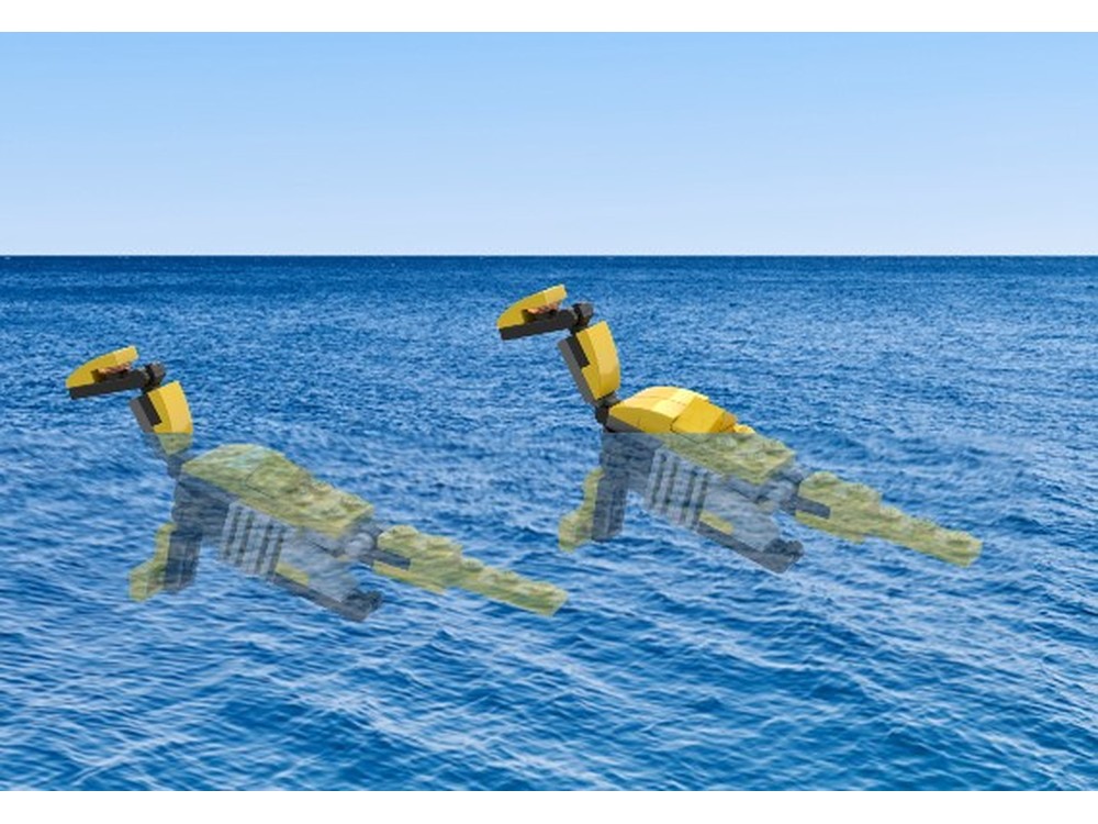 LEGO MOC 31014 - Plesiosaur by LegoOri | Rebrickable - Build with LEGO