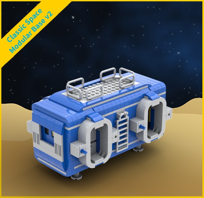 LEGO MOC Classic Space - Modular Corridor Base v2 by Aventurium ...