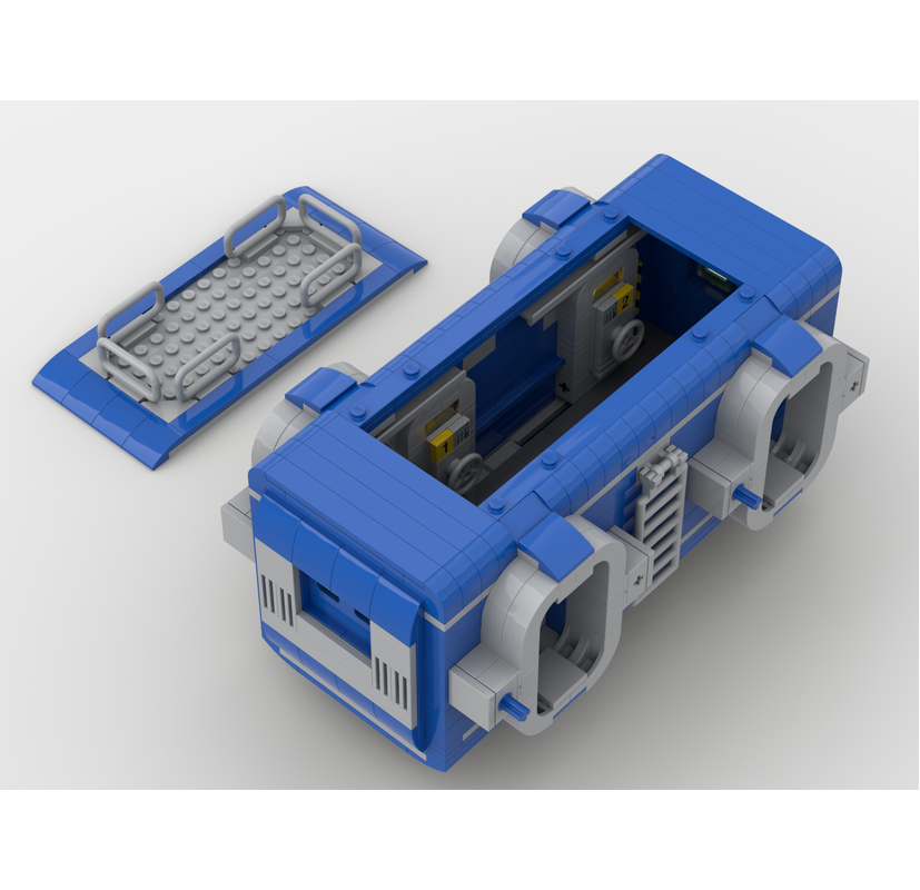 LEGO MOC Classic Space - Modular Corridor Base v2 by Aventurium ...