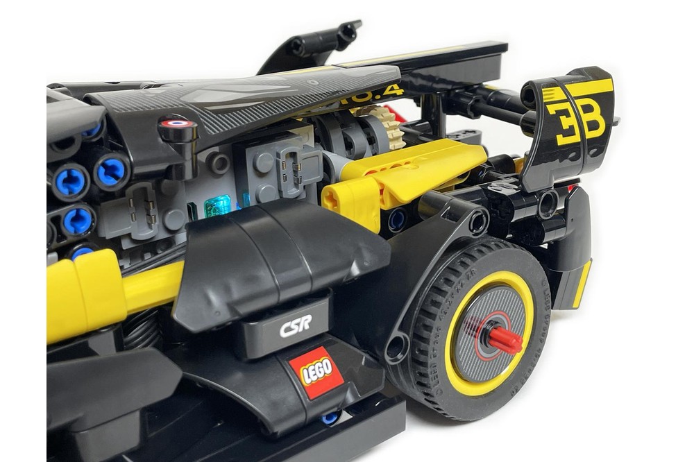 Lego Moc 42151 Bugatti Bolide Rc Mod For Power Function Motors By Otrans Rebrickable Build