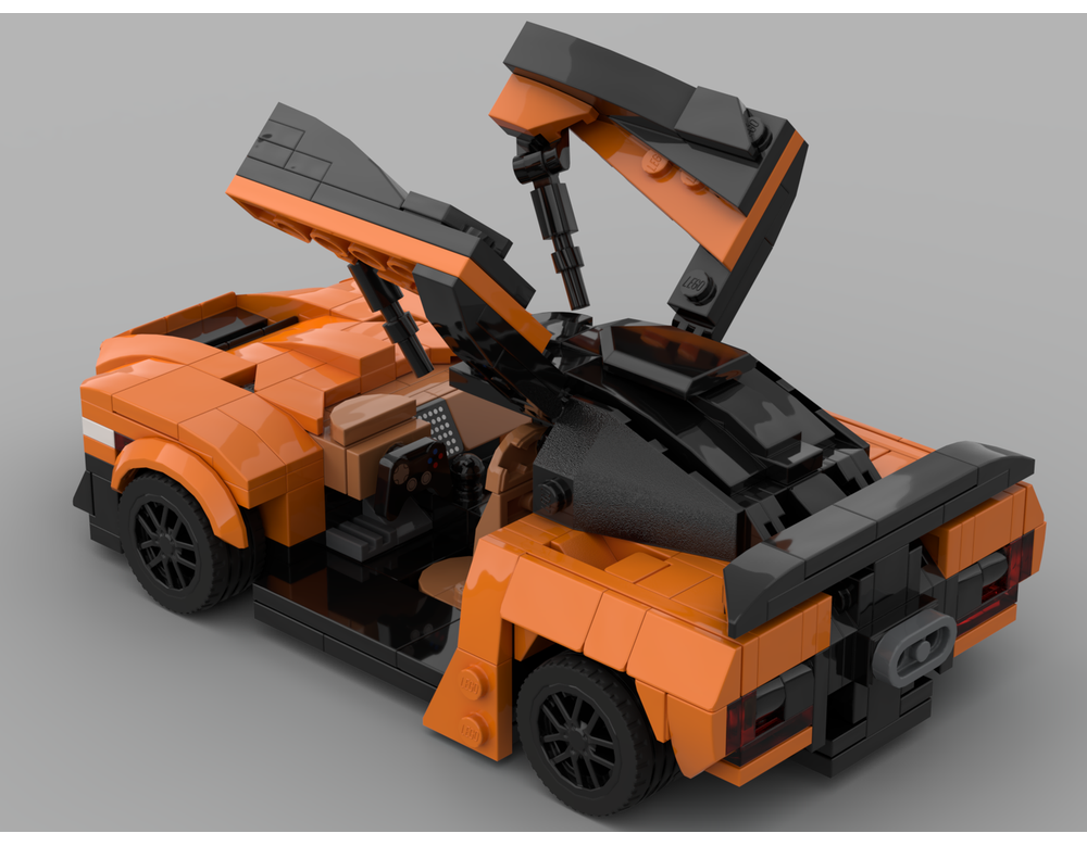 Lego Moc Mclaren W1 By Chichikb Rebrickable Build With Lego