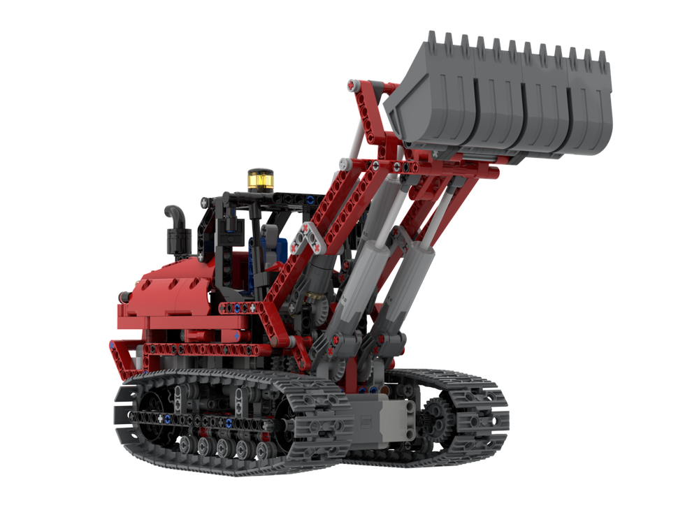 LEGO MOC 8043-b Modernized Tracked Loader by mla2 | Rebrickable - Build with LEGO