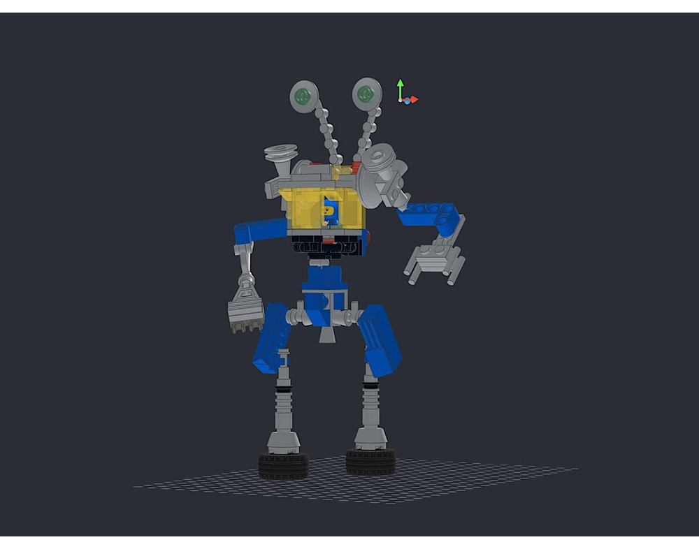 Lego Moc Utility Mech By Pturecki Rebrickable Build With Lego