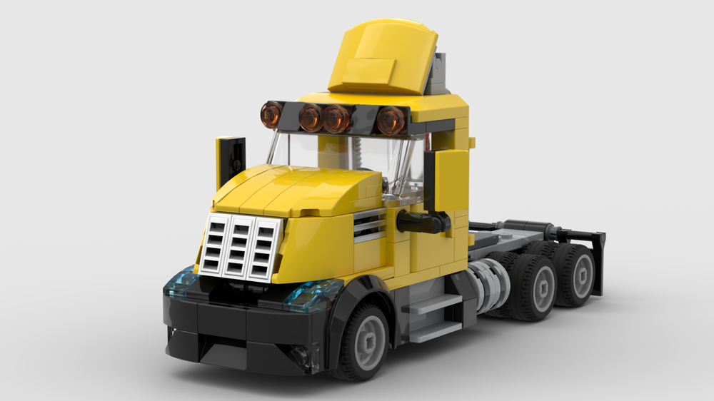 LEGO MOC Day cab truck v4 by phigeon | Rebrickable - Build with LEGO