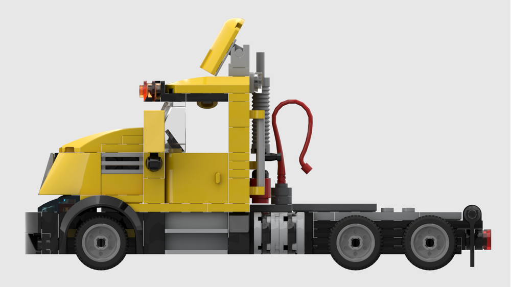 Lego Moc Day Cab Truck V4 By Phigeon Rebrickable Build With Lego