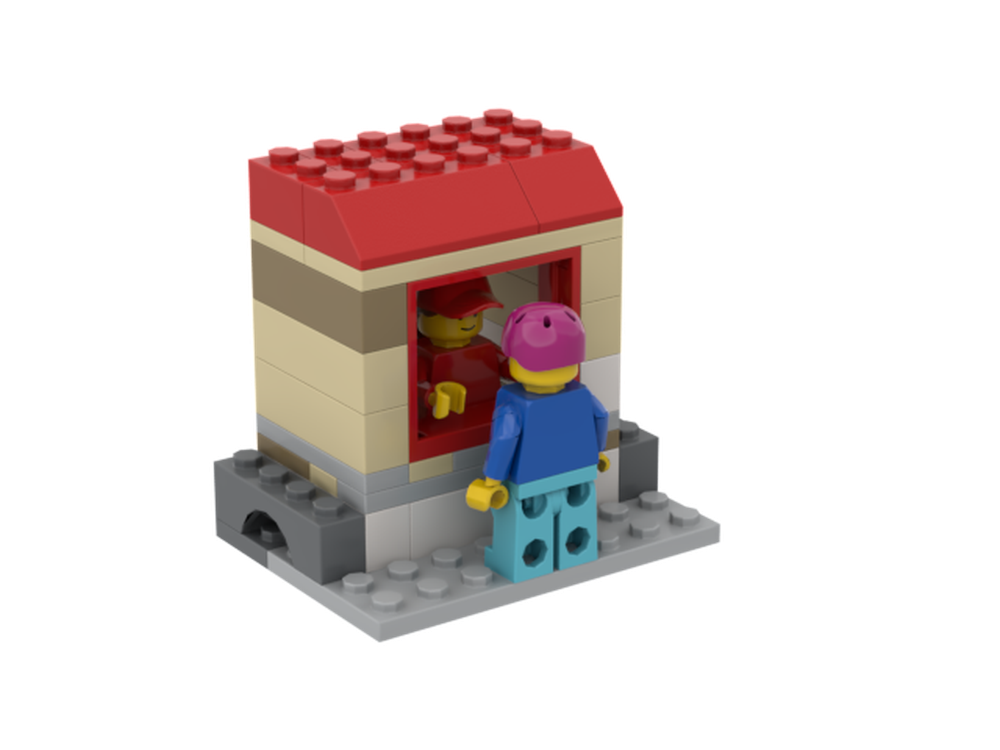 LEGO MOC BYGGLEK Border control booth by WafityYT | Rebrickable - Build ...