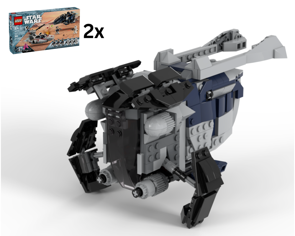 LEGO MOC Imperial LAAT/le Patrol Gunship (40755 Alternative) by ...
