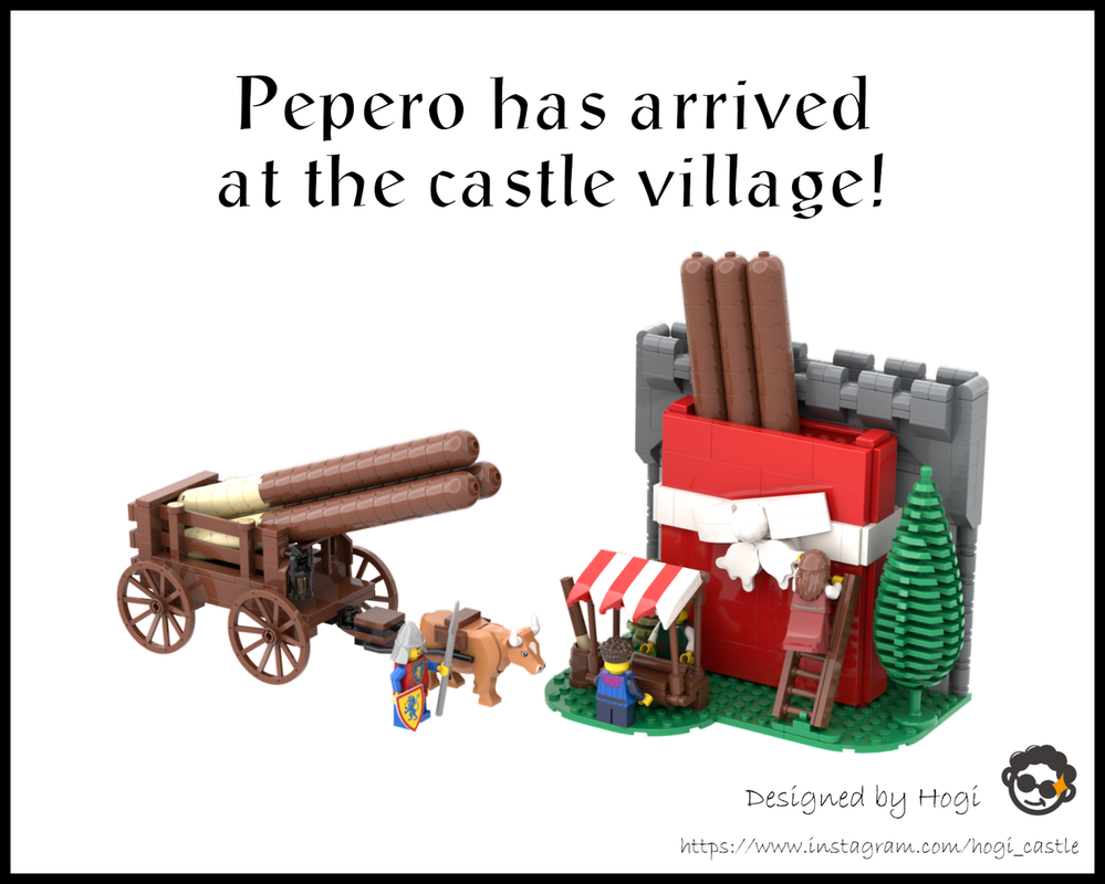 LEGO MOC Pepero has arrived at the castle village! by Hogi_castle ...
