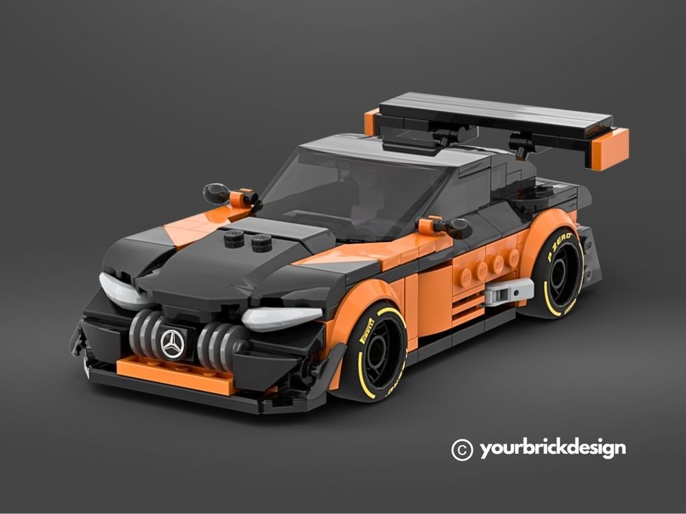 LEGO MOC Mercedes AMG GT3 by yourbrickdesign | Rebrickable - Build with ...
