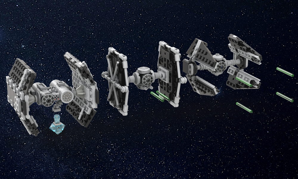 LEGO MOC Tie Mini Family by Thomus_Bean | Rebrickable - Build with LEGO