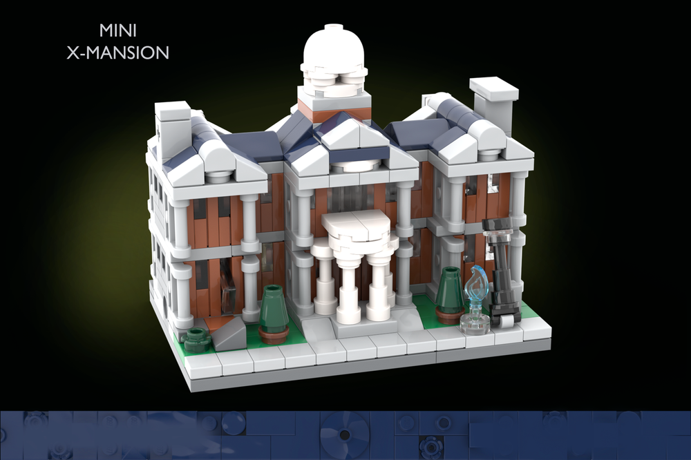 LEGO MOC Mini X-Mansion by christromans | Rebrickable - Build with LEGO
