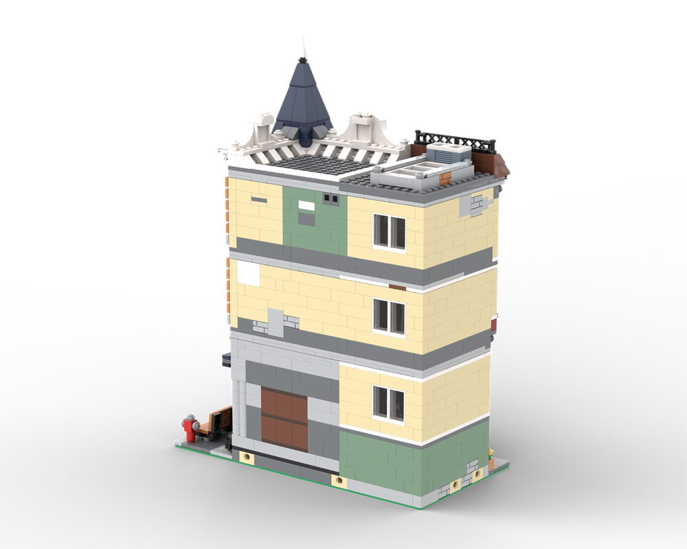 Lego Moc Park Street Bakery By Briquoleur Rebrickable Build With Lego