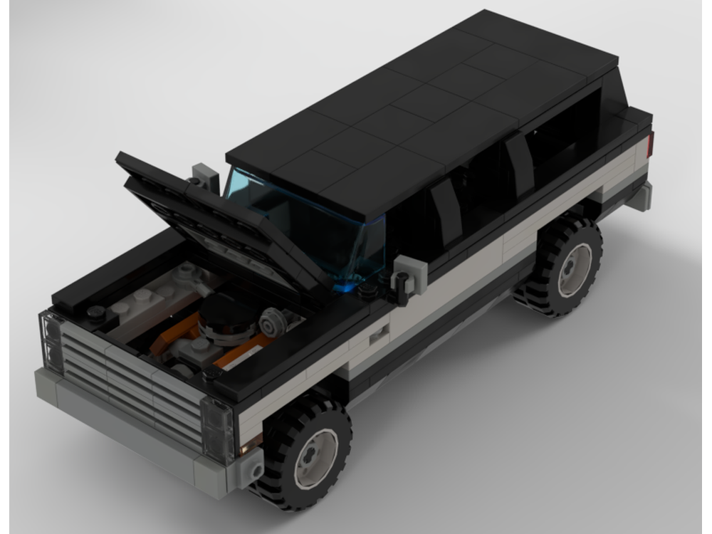 Lego Moc Gmc Surburbanyukon By Nlegogarage Rebrickable Build With
