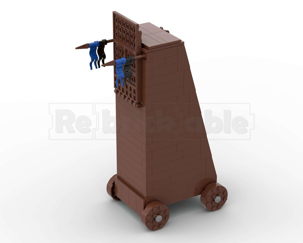 LEGO MOC Medieval Siege Tower by BrickCastleFan | Rebrickable - Build ...