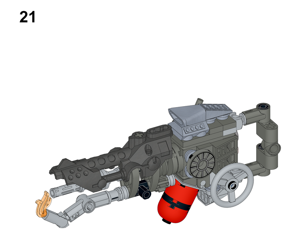LEGO MOC "Sizzly Gitzgrilla" - Heavy Flamer by SparrowLegs ...