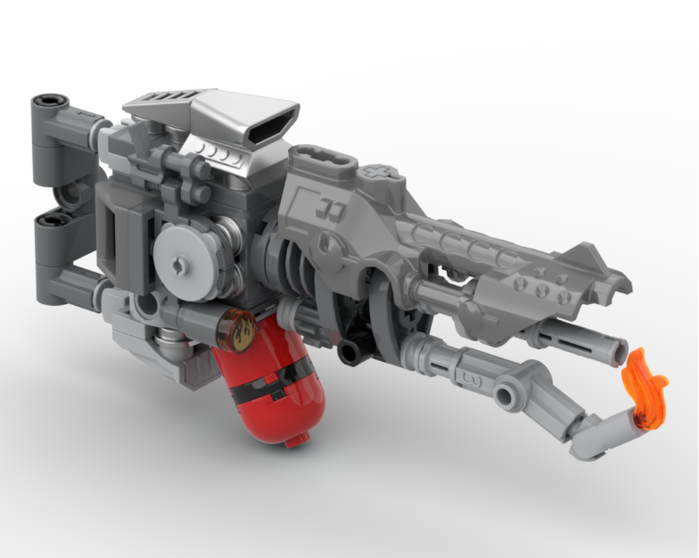LEGO MOC "Sizzly Gitzgrilla" - Heavy Flamer by SparrowLegs ...