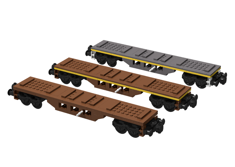 LEGO MOC 40ft/60ft NQOY Container Wagon by diamond_deer | Rebrickable ...