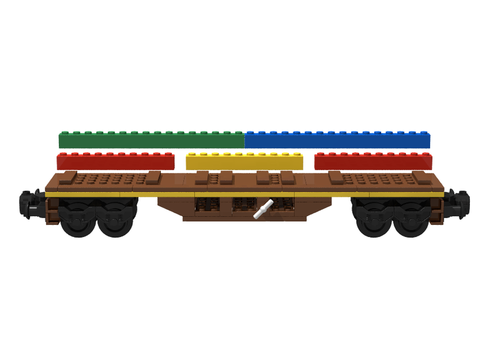 LEGO MOC 40ft/60ft NQOY Container Wagon by diamond_deer | Rebrickable ...