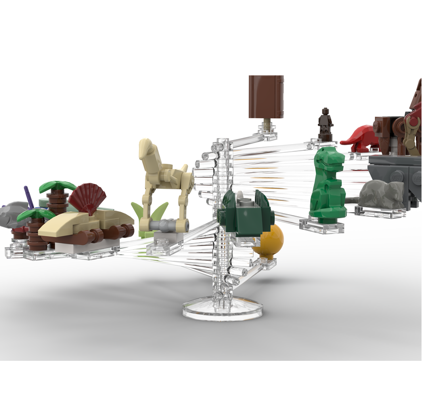 LEGO MOC Geologic Time Scale by CommonDescent | Rebrickable - Build ...