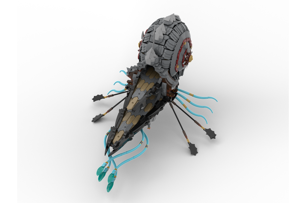 LEGO MOC Void Nautiloid - A space-faring vessel for your mind-bending ...