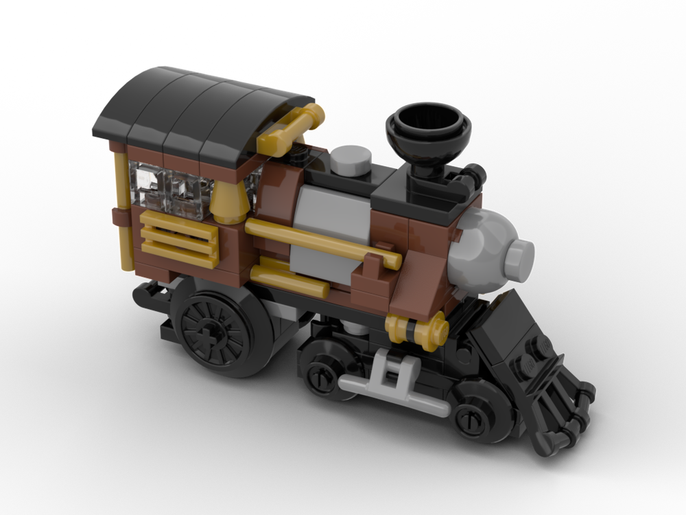 Lego Moc Tiny Steam Train By 375 Rebrickable Build With Lego