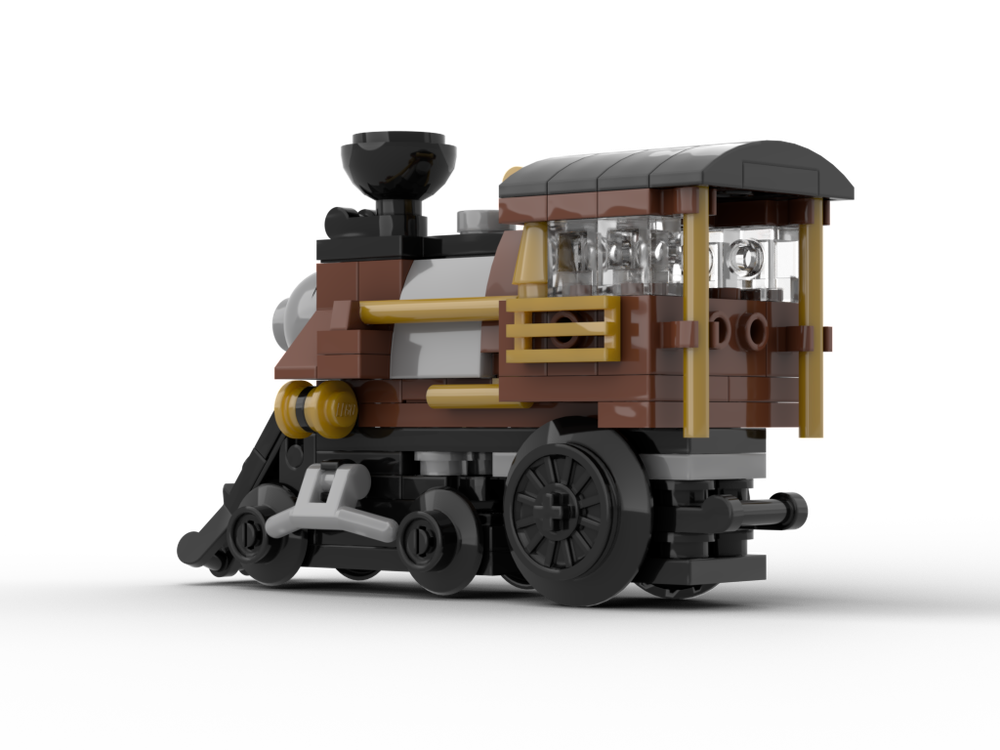 Lego Moc Tiny Steam Train By 375 Rebrickable Build With Lego