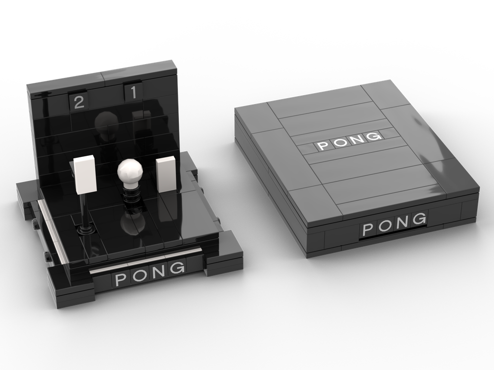 LEGO MOC Pong for Atari by utm1996 | Rebrickable - Build with LEGO